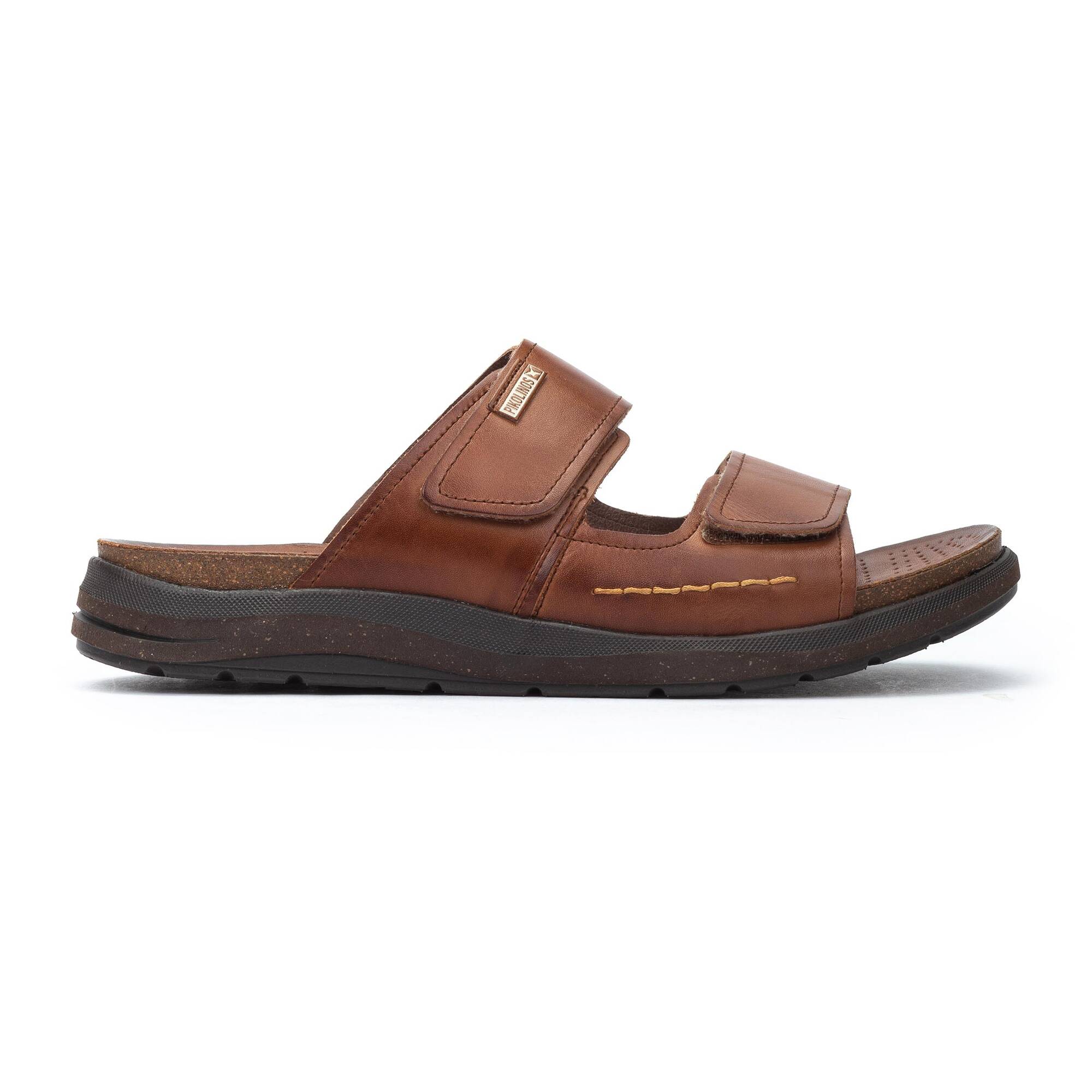 Men's flat sandals with hook-and-loop closure NIJAR M0B-0123 | PIKOLINOS
