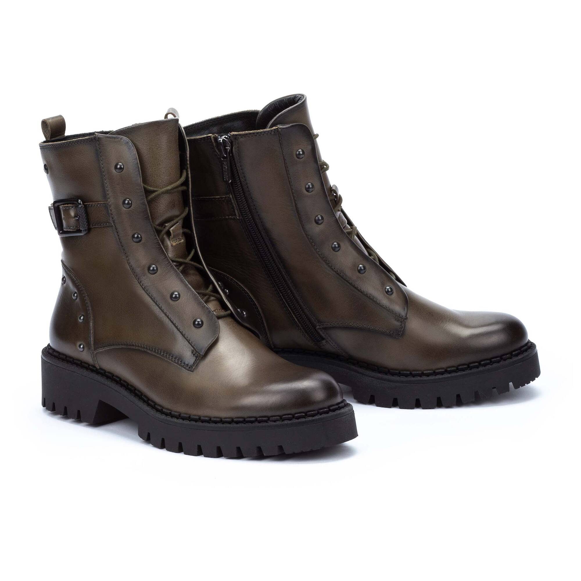 Bota biker con suela voluminosa AVILES W6P-8556 | Outlet PIKOLINOS