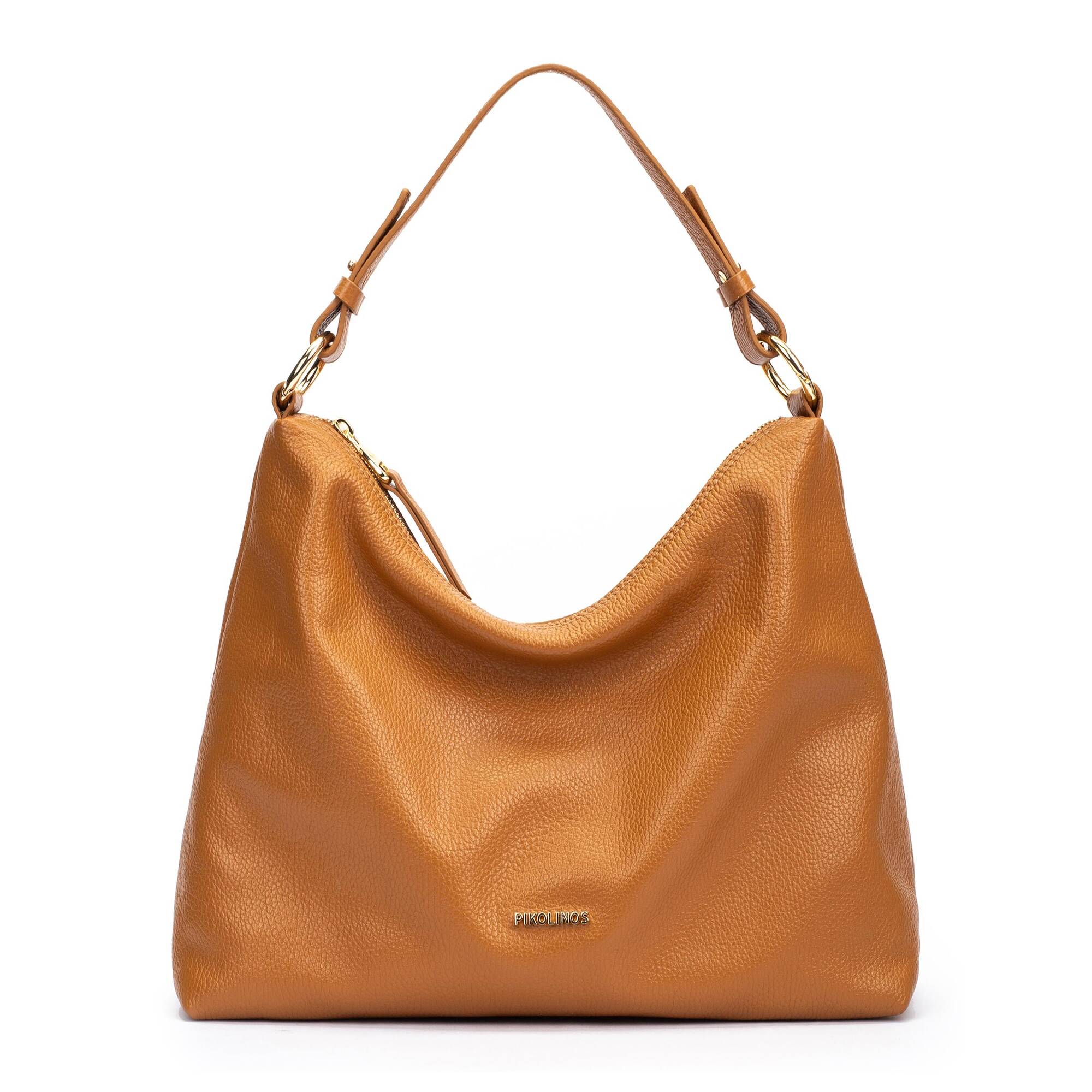 Women's hobo bag with zipper closure and 2 pockets WHA-542 | PIKOLINOS