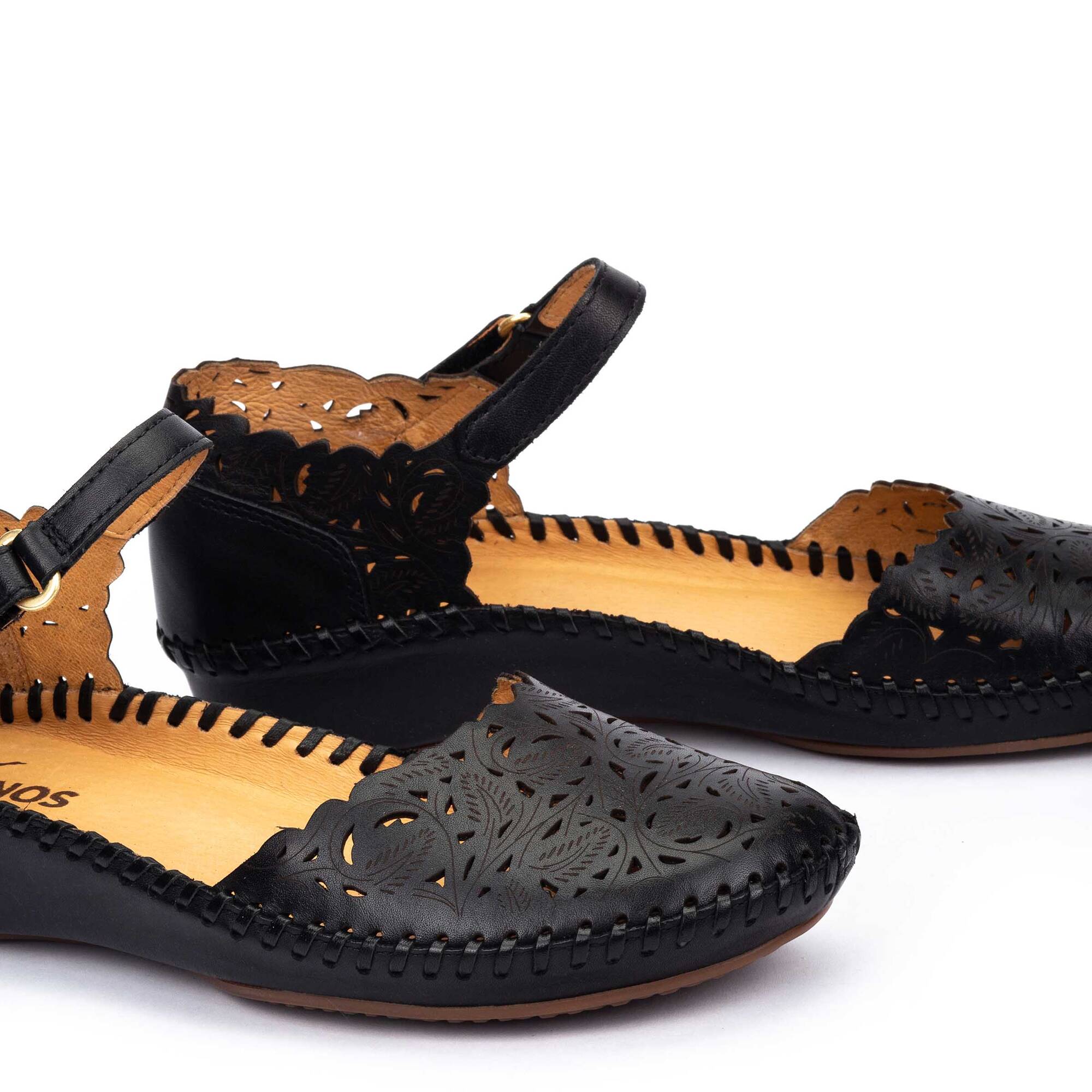 Women’s hook-and-loop ballerina flats P. VALLARTA 655-0906 | PIKOLINOS