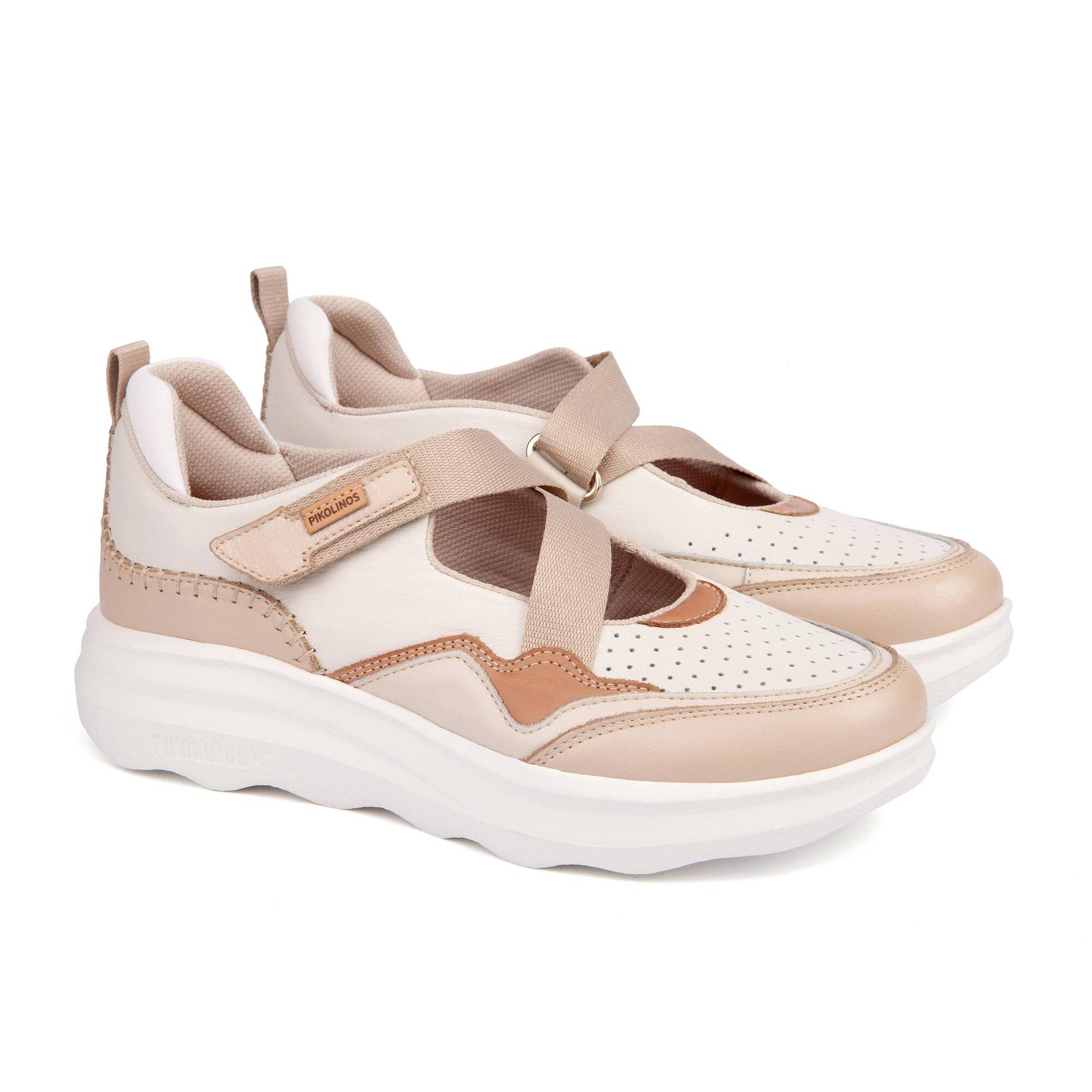 Women's trainers with hook-and-loop closure ZAHARA W1D-6849 | PIKOLINOS
